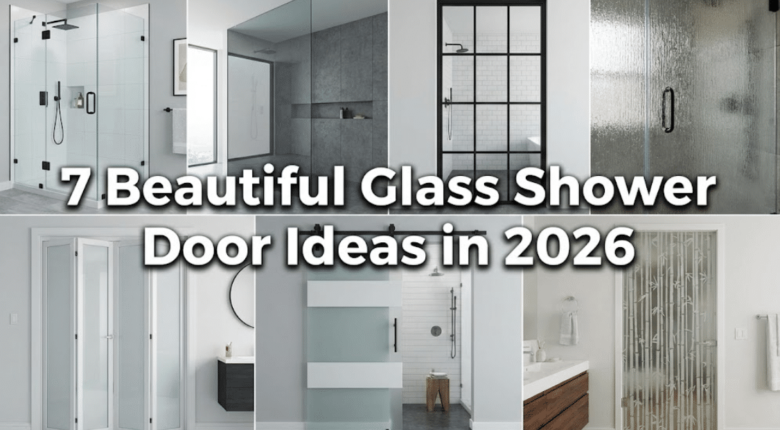 7 Beautiful Glass Shower Door Ideas in 2026 - Cypress Glass